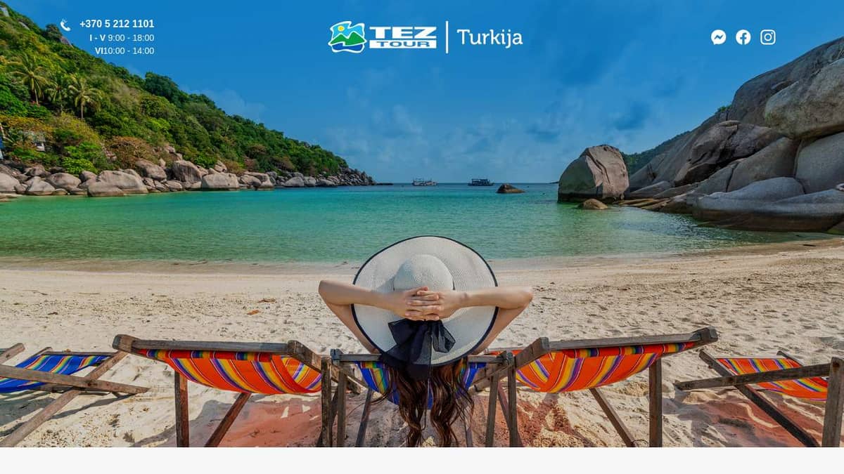 Tez Tour pasiūlymai